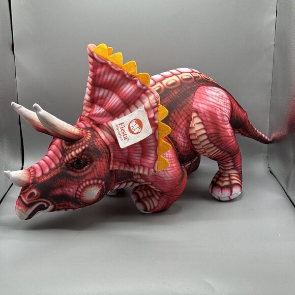 Fiesta | Toys | Fiesta Printed Large Triceratops Plush Stuffed Toy 26 ...